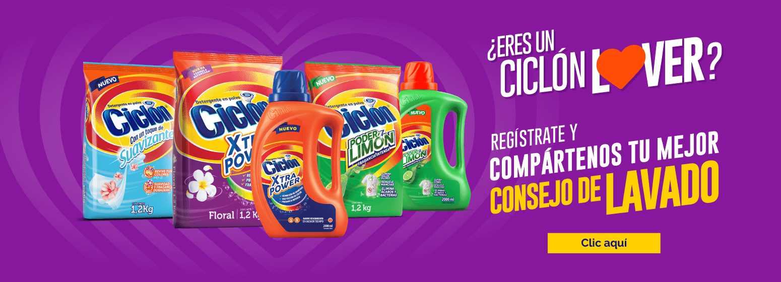 Detergente para la Ropa | Ciclón ® Ecuador